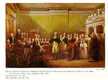 George Washington Resigning his Commission
